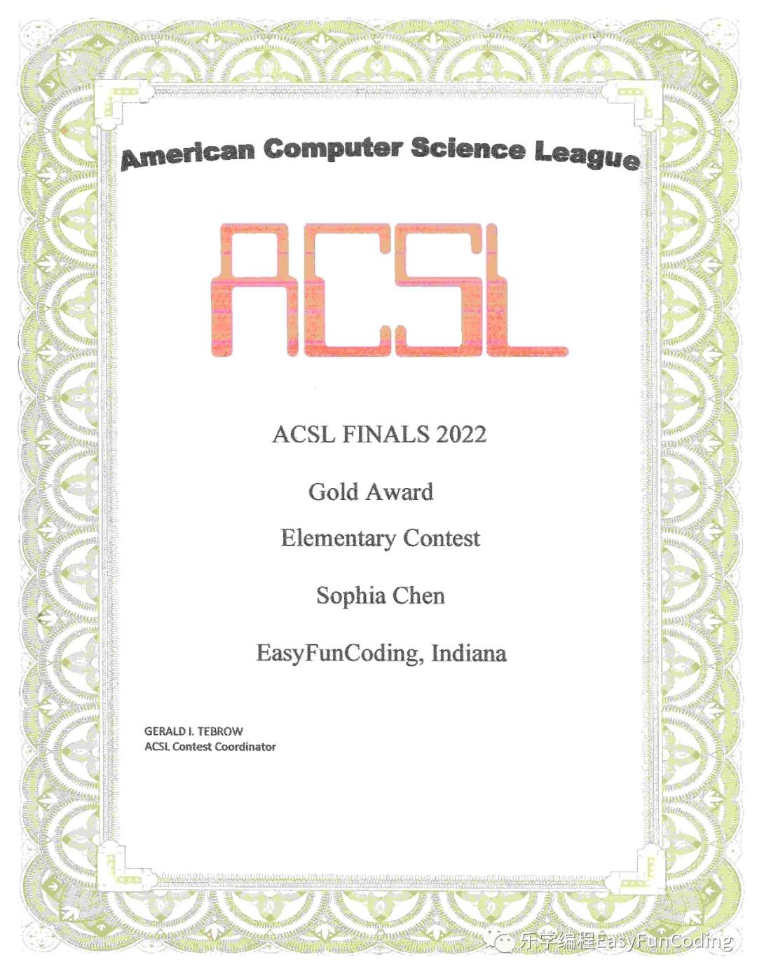 ACSL Contest Course - EasyFunCoding